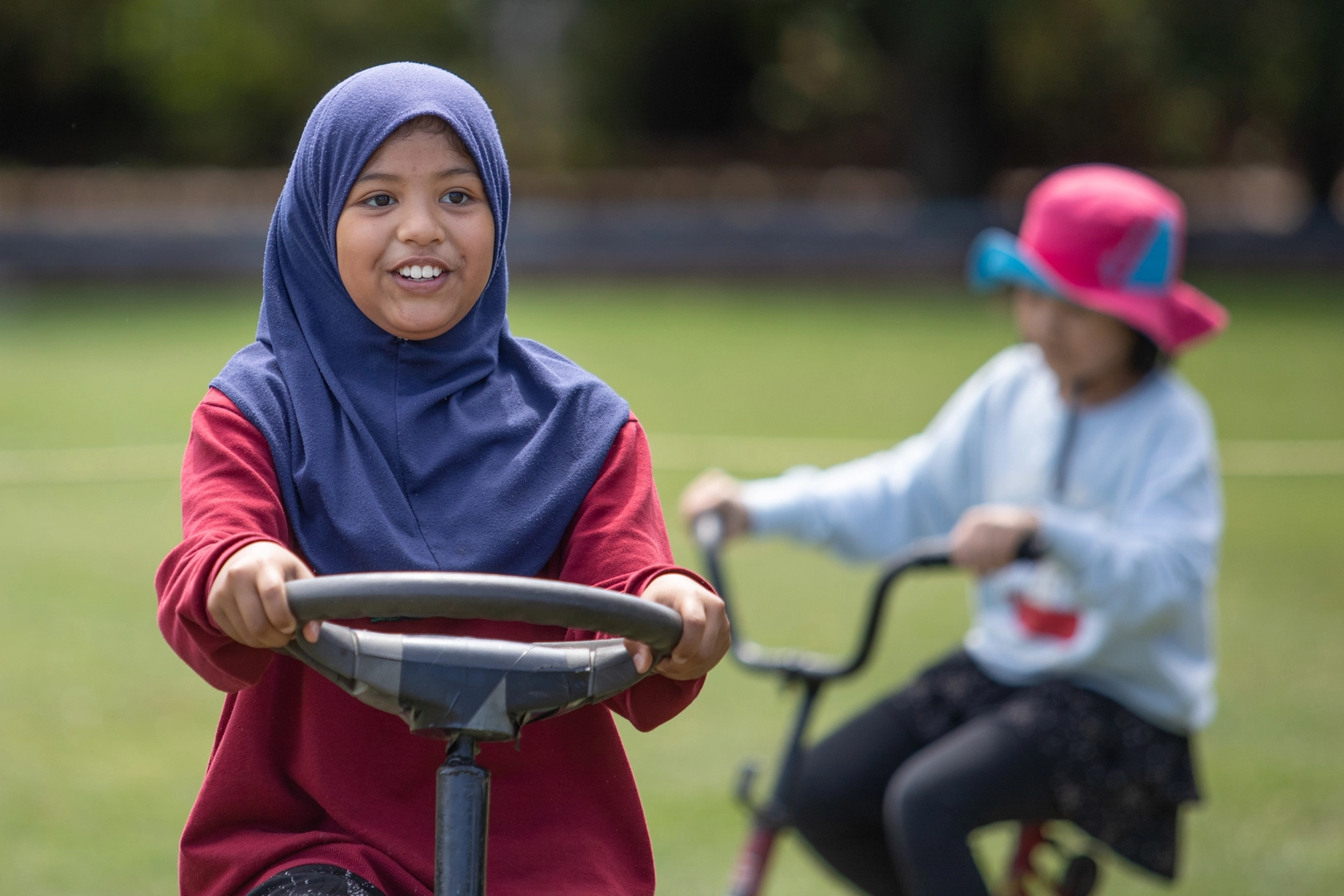 Steering wheel bicycle at Culture Galore | Record | DigitalNZ