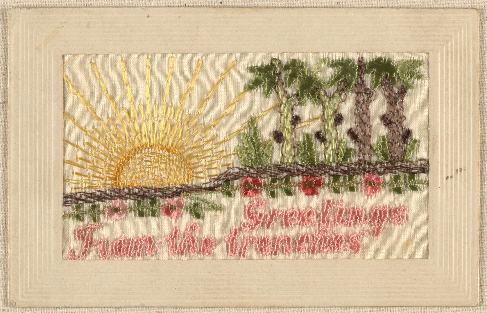 Greetings from the trenches postcard | Record | DigitalNZ