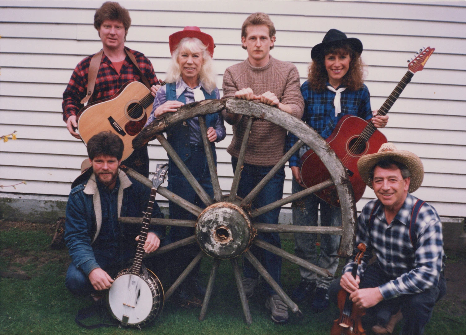 Portrait view of the “Turkey Buzzard” band | Record | DigitalNZ