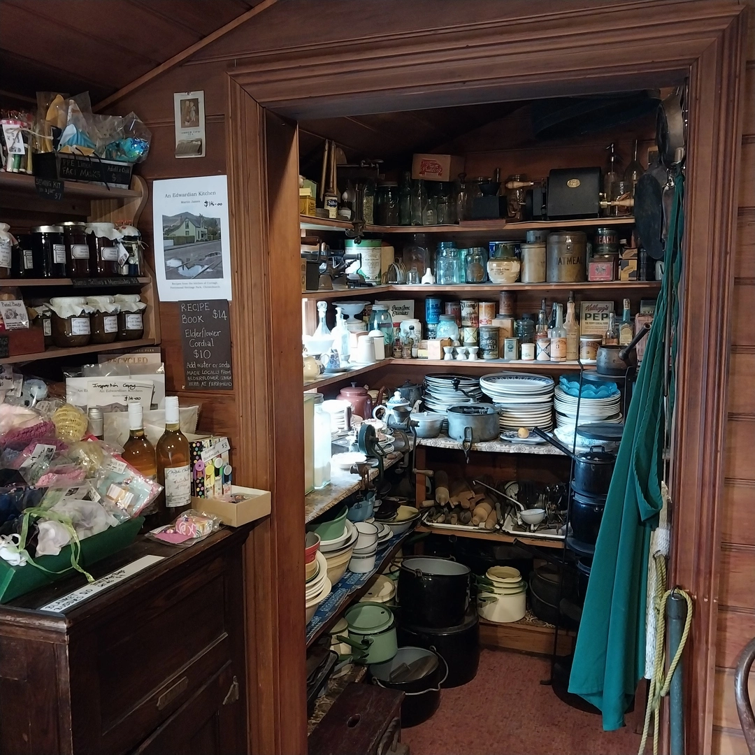 Kitchen pantry at Curragh House | Record | DigitalNZ