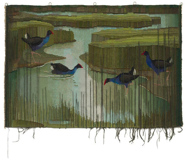 Ruth Dean - Untitled (Pukekos) | Record | DigitalNZ