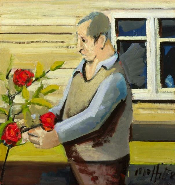 Trevor Moffitt - Pruning Roses | Record | DigitalNZ