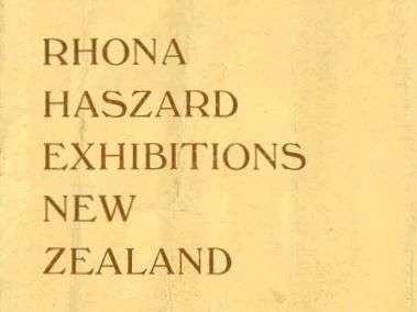 Rhona Haszard exhibitions New Zealand 1933 | Record | DigitalNZ