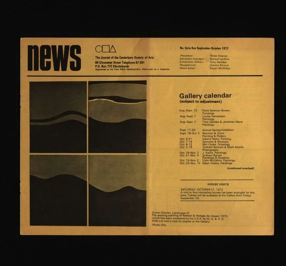 Canterbury Society of Arts News, number 45, September 1972 | Record ...
