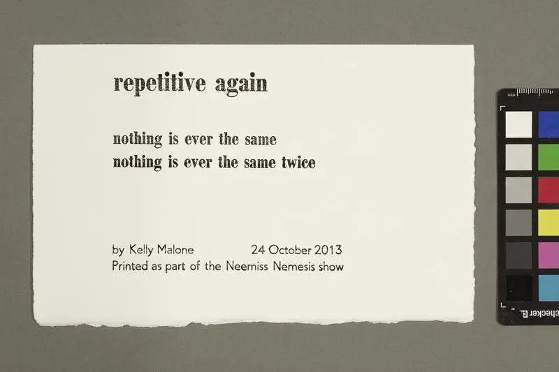 Repetitive again | Record | DigitalNZ