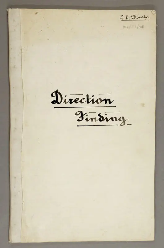 Direction finding | Record | DigitalNZ