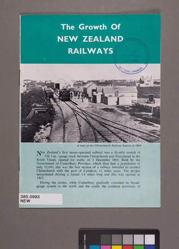 The growth of New Zealand Railways | Record | DigitalNZ