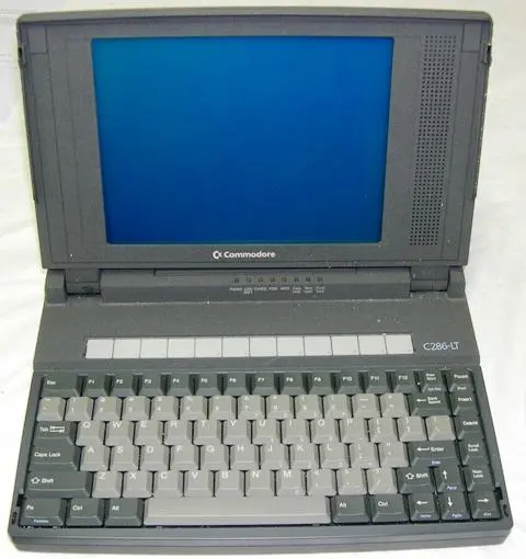 Laptop Computer Commodore C286-LT | Record | DigitalNZ
