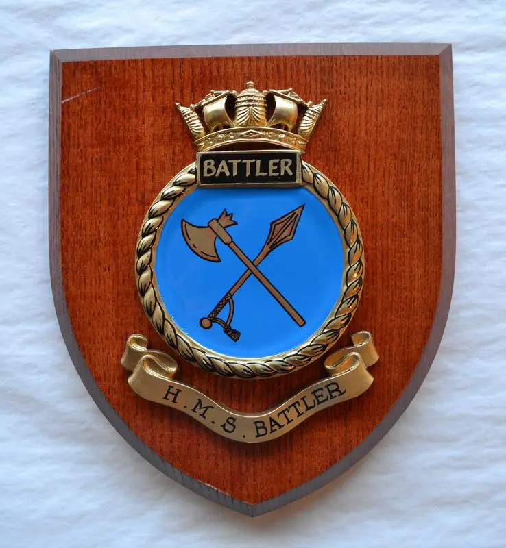 Plaque Battler HMS Battler | Record | DigitalNZ