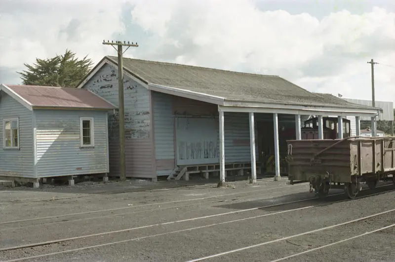Photograph of Otiria railway station goods shed | Record | DigitalNZ