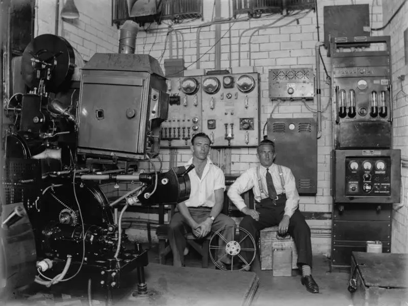 Motion picture projection room | Record | DigitalNZ