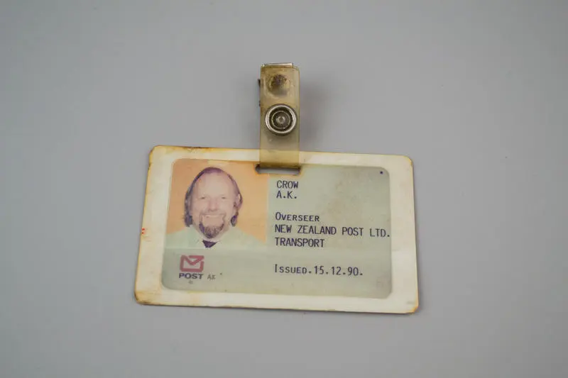 Identification Card New Zealand Post, Transport Division | Record ...