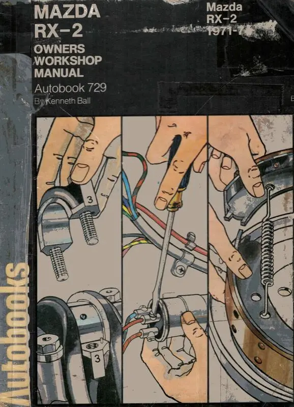 Mazda RX-2 1971-74 autobook : Mazda RX-2 saloon 1971-74, Mazda RX-2 ...
