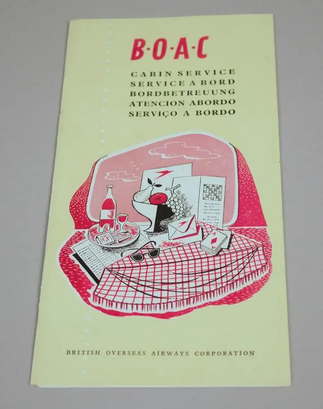 Brochure BOAC Cabin Service | Record | DigitalNZ
