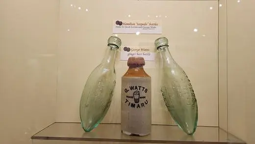 Torpedo bottles in South Canterbury Museum | Record | DigitalNZ