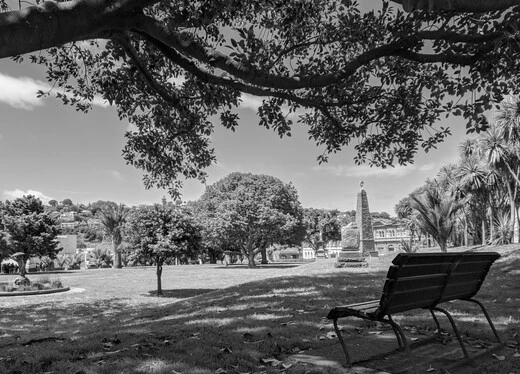 Moutoa Gardens, now and then. by Dan - DigitalNZ