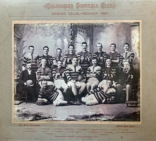 Caledonian Football Club Napier - Senior Team - Season 1897 | Record ...