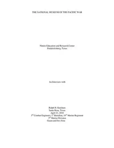 Oral History Interview with Ralph H. Ketcham, April 21, 2010 | Record ...