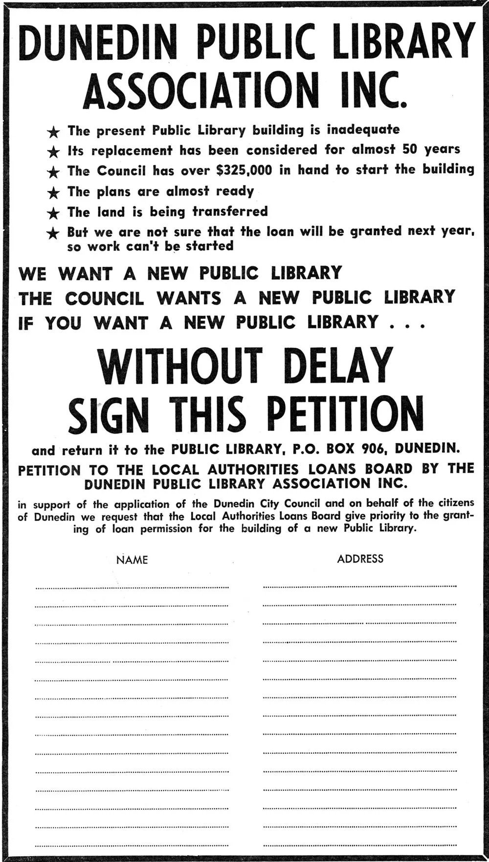 Building the Dunedin City Library on Civic Plaza, Moray Place | Record ...