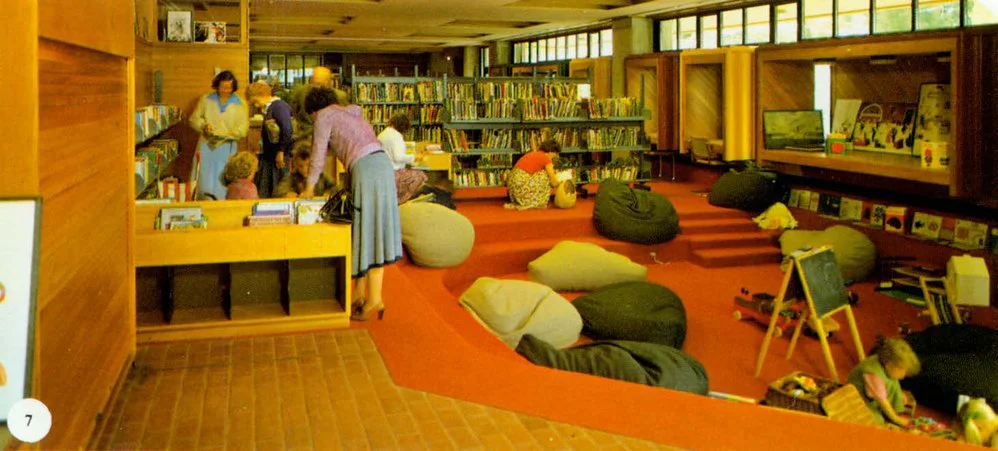 Building the Dunedin City Library on Civic Plaza, Moray Place | Record ...