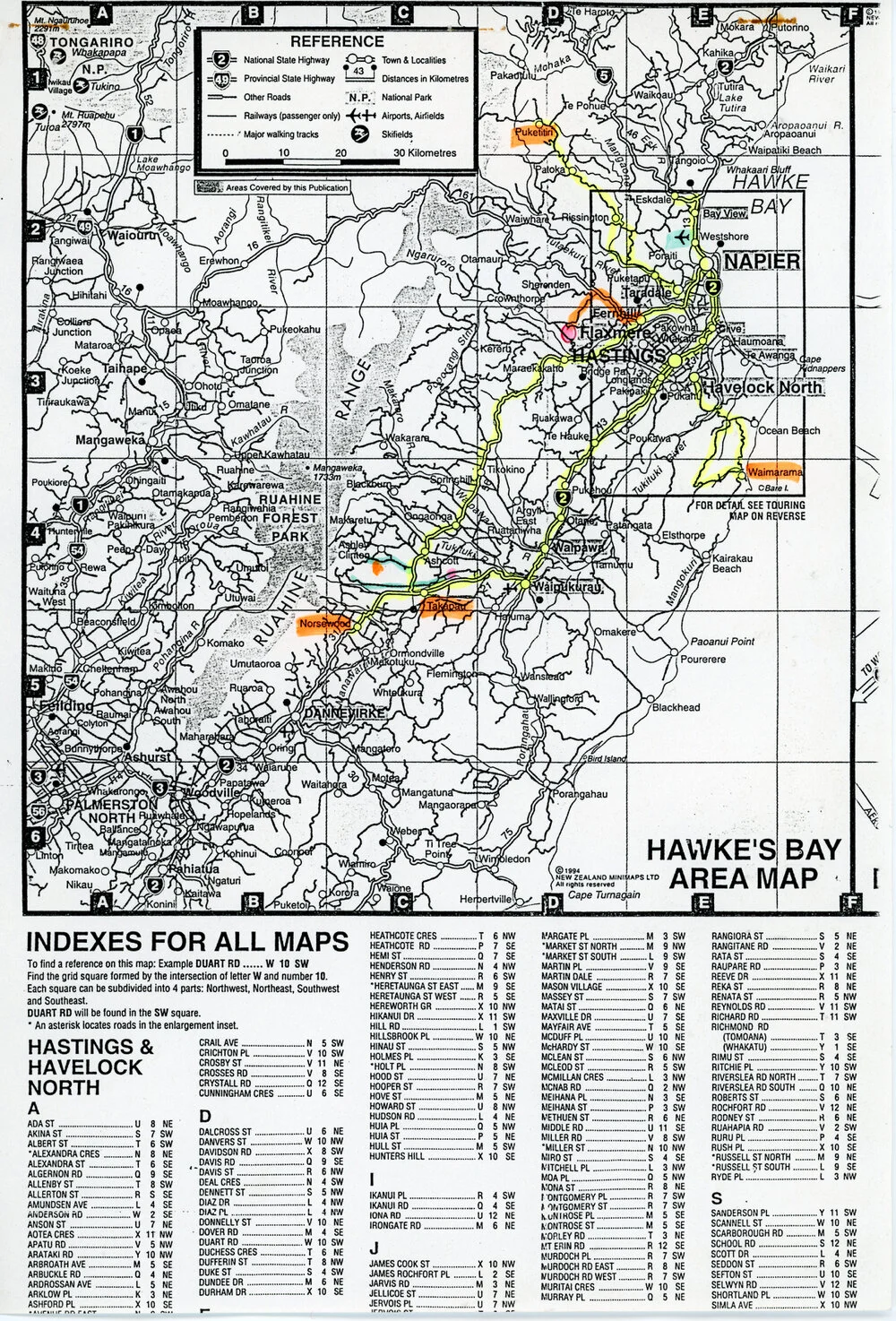 Maps of Trips for Overseas Exchanges | Record | DigitalNZ