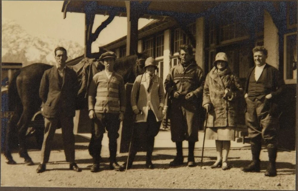 George and Nell Chance at Hermitage | Record | DigitalNZ