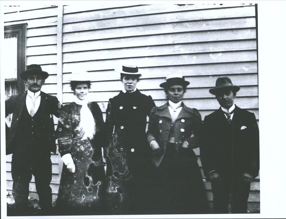 Gilchrist Family left to right Alec G, ?, ? Jessie Gilchrist ...