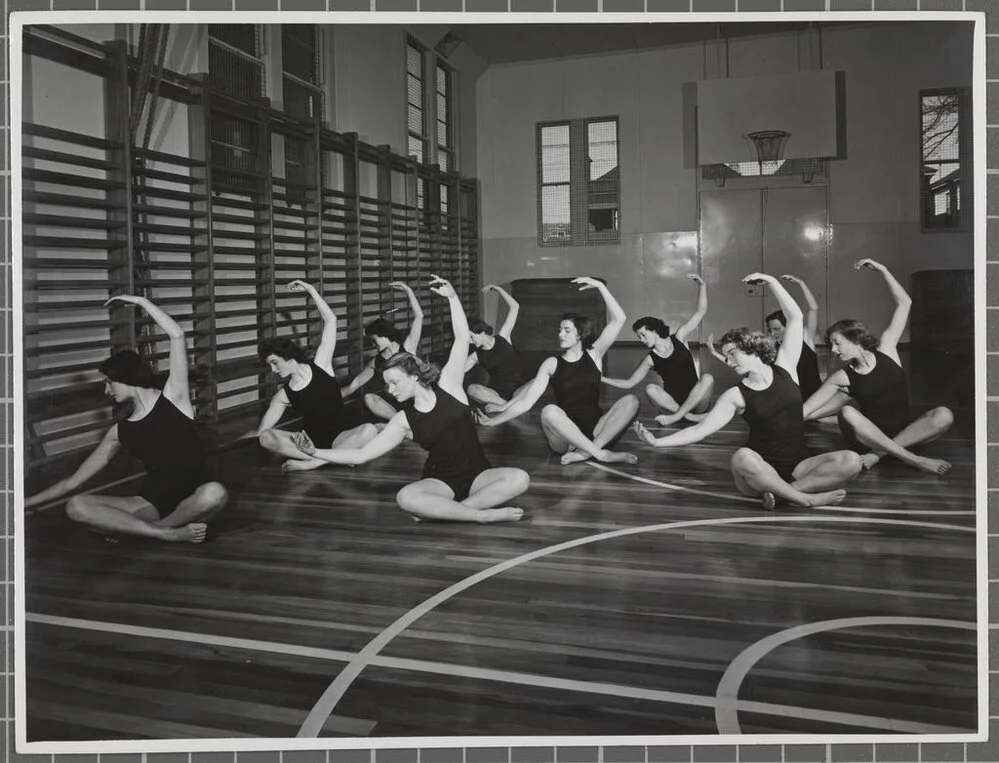 Women physical educationists in training at the School of Physical Education, University of ...