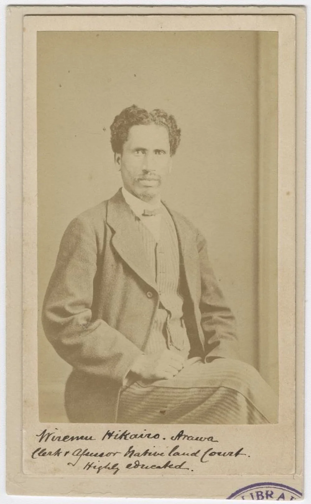 Wiremu Hikairo | Record | DigitalNZ