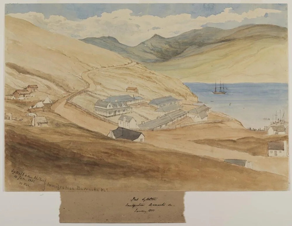 Lyttelton, N.Z. Immigration barracks etc | Record | DigitalNZ