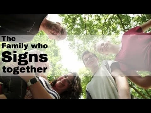 Communicating in Sign as a Family with the Fergusons | Record | DigitalNZ