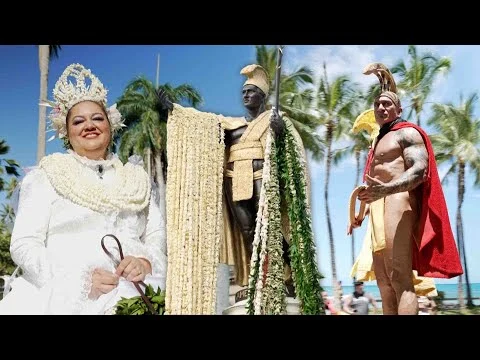 Hawaiians continue to celebrate the Monarch who united its islands ...