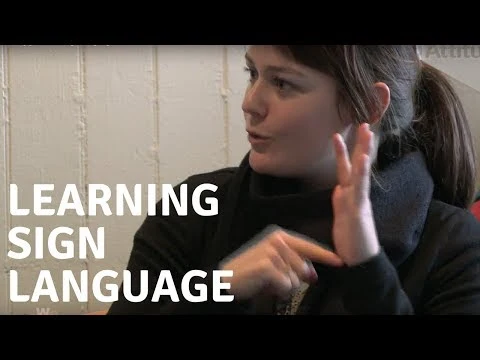 Young girl learns Sign Language | Record | DigitalNZ