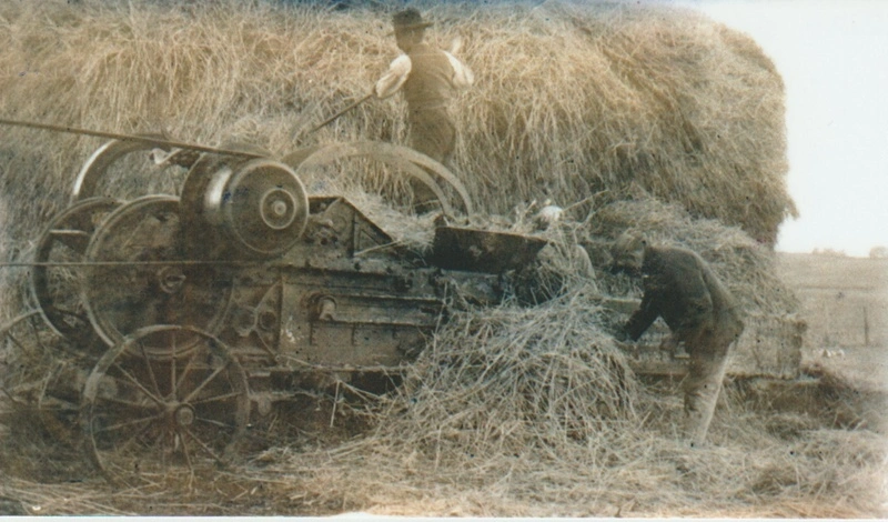 Baling hay at Bell Farm. | Record | DigitalNZ