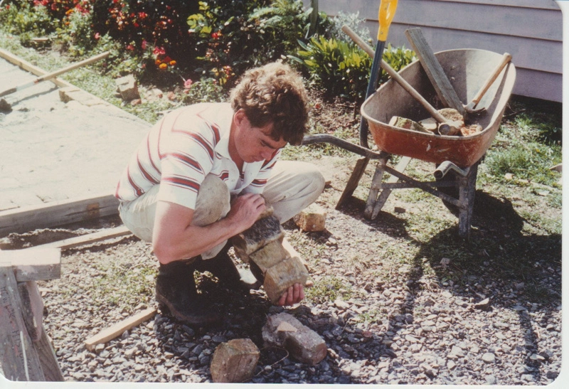 Pakuranga Jaycees building a path | Record | DigitalNZ