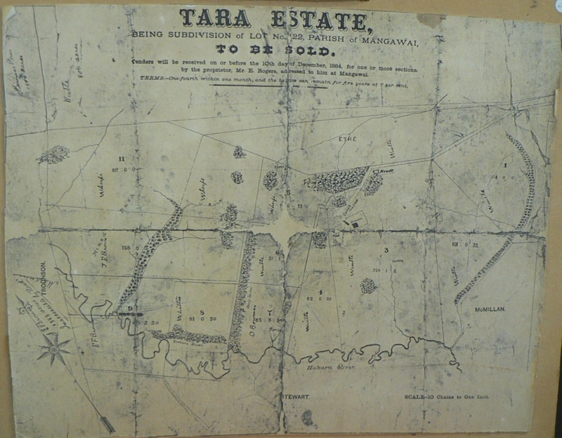 Map of Tara Estate 1884. | Record | DigitalNZ