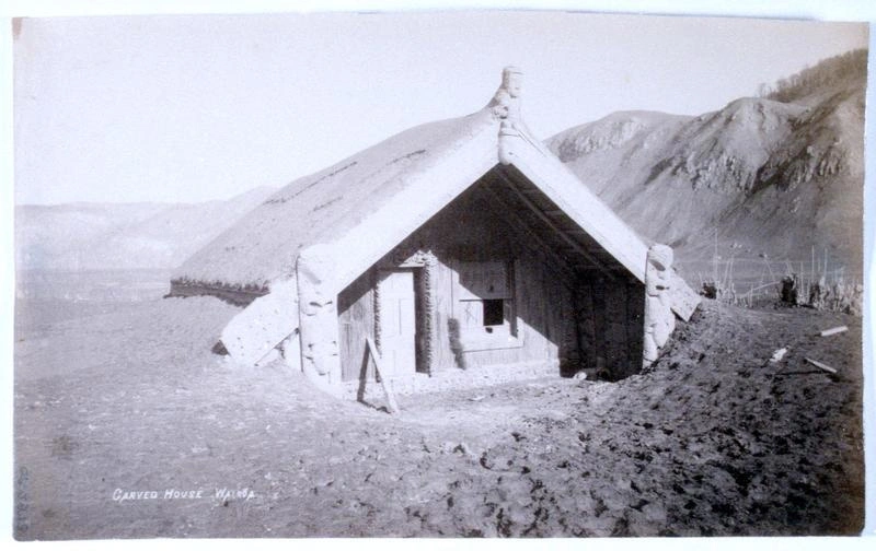 Hinemihi post eruption | Record | DigitalNZ