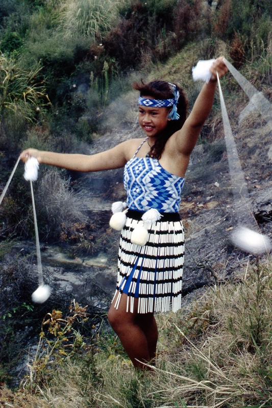 Orewa practicing poi ball dance | Record | DigitalNZ
