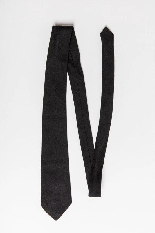 Tie, Black Wool | Record | DigitalNZ