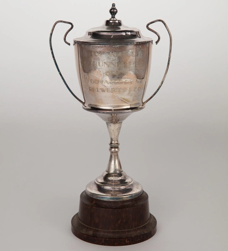 Trophy, Top Not Cup for Runner Up Open Darts | Record | DigitalNZ