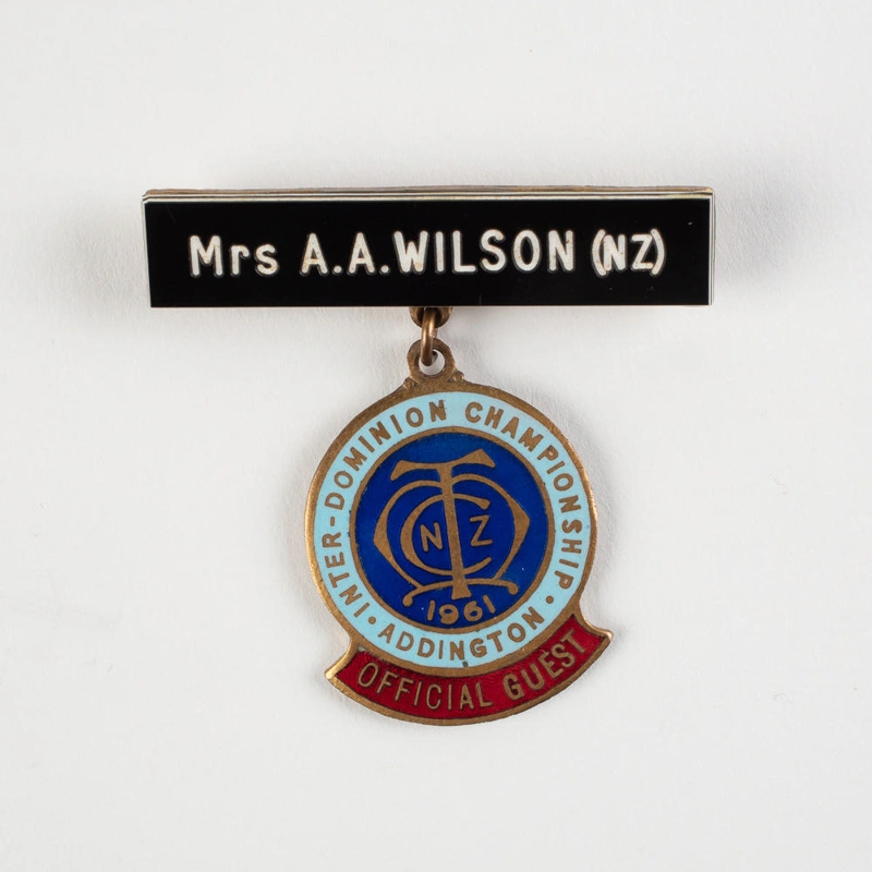 Badge, Inter-Dominion Championship Official Guest | Record | DigitalNZ