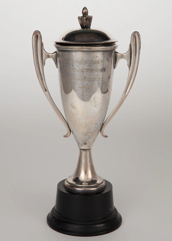 Trophy, Wyndham Badminton Club Des Forde Memorial Cup | Record | DigitalNZ