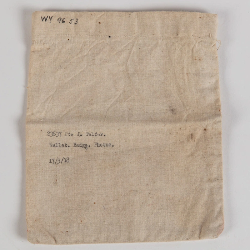 Bag, Pte. J. Telfer Personal Effects | Record | DigitalNZ