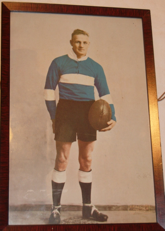 Framed Photo - Bert Cooke All Black 1924 | Record | DigitalNZ