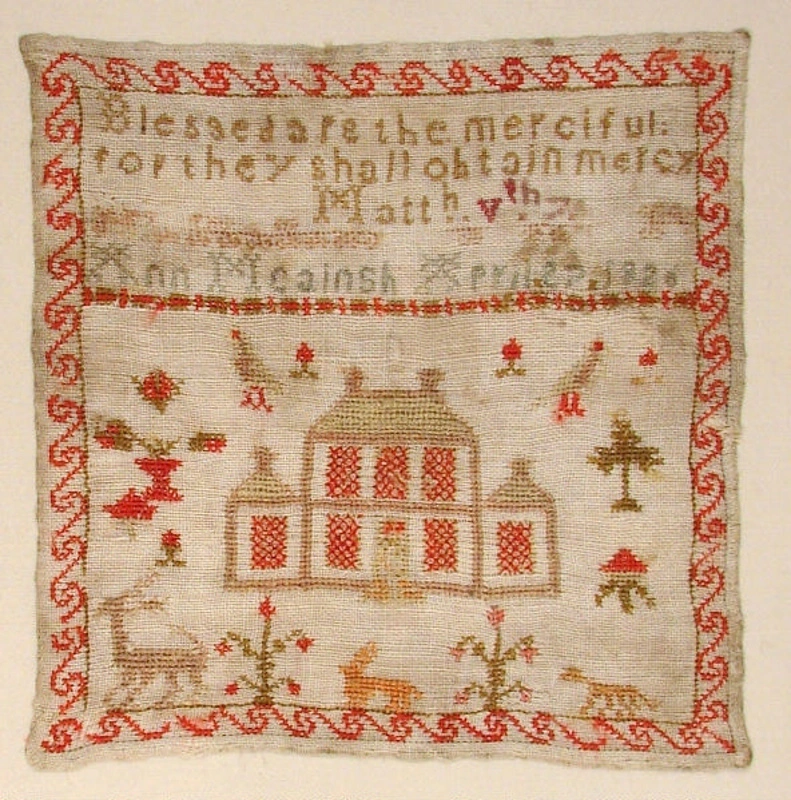 Sampler; Ann Mcainsh (later Mrs John Gow), 1826 | Record | DigitalNZ