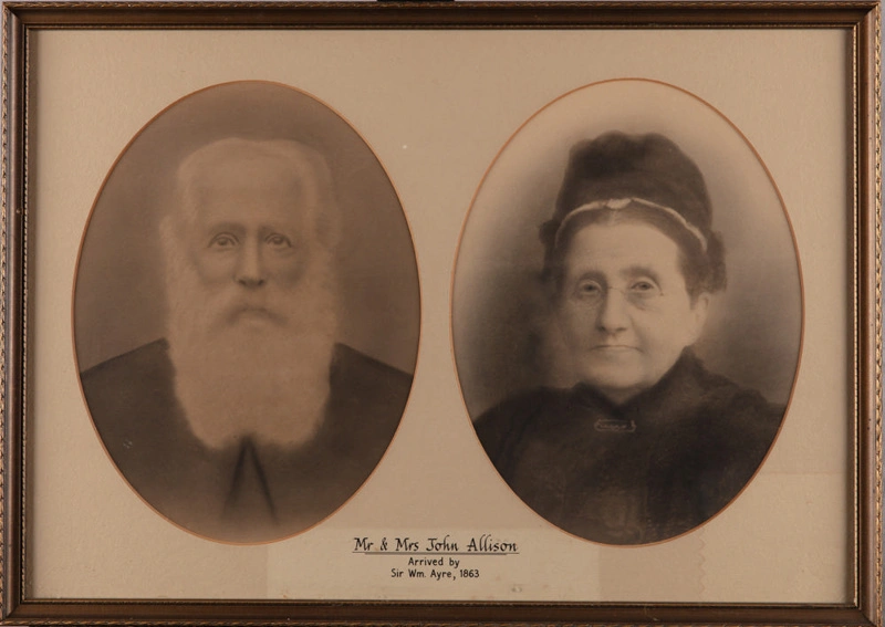 Framed photographs, John and Jean Allison | Record | DigitalNZ