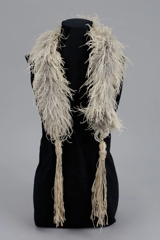 Boa, Ostrich feather with tassels | Record | DigitalNZ