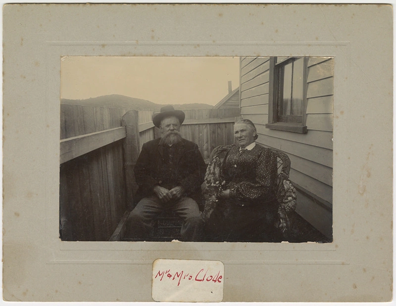 Photograph, Alfred and Agnes Clode, Colac Bay | Record | DigitalNZ