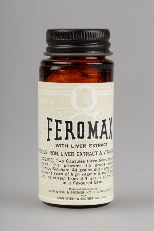 Bottle, Medication, Feromax | Record | DigitalNZ
