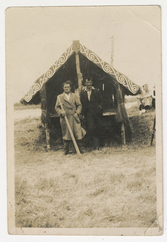 Photograph, Jack Wixon and Sonny Bates at the Riverton centennial ...